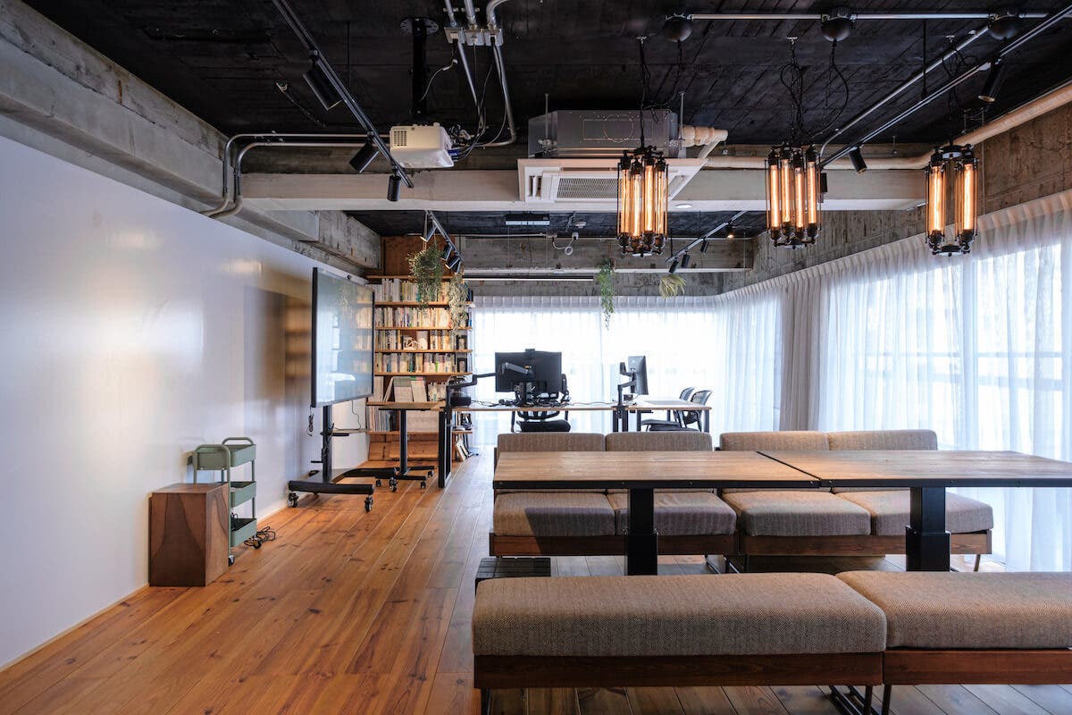 十三駅から徒歩5分！壁一面ホワイトボード/100インチプロジェクター/75インチモニター/仕事環境の充実したワークスペースの写真13