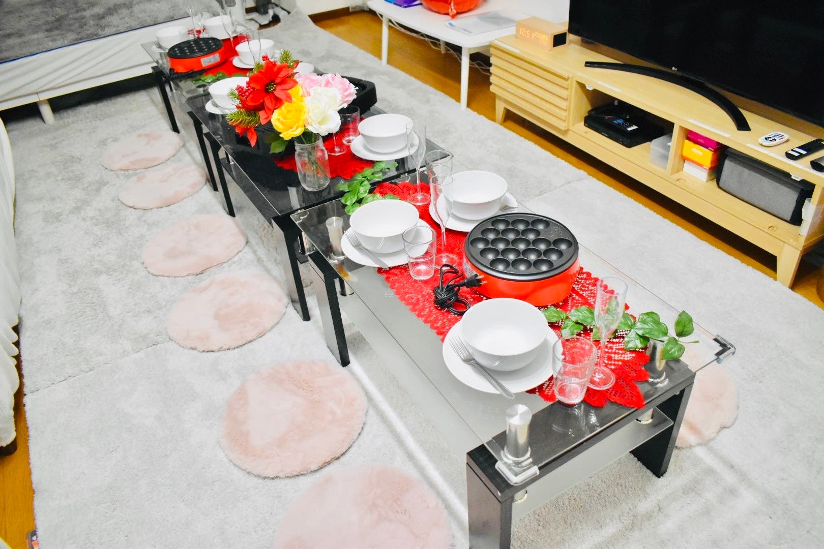 🎉飯田橋駅3分💖ゴミ捨て無料🗑ふわふわグランピング💖神クラスプロジェクター✨歓送迎会🍺🎉の写真5