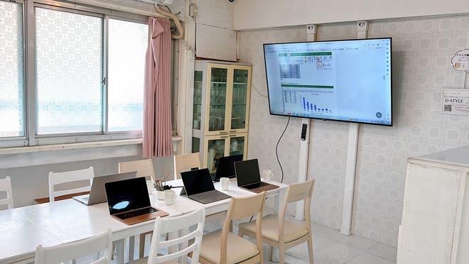 ⭐️65型のモニター(無料)⭐️ミーティングや打ち合わせに嬉しいコーヒー飲み放題の写真1