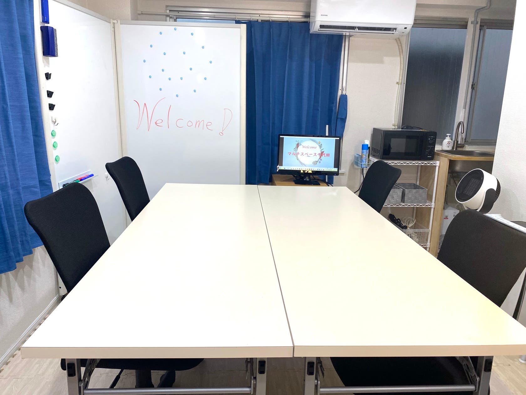 ＜マルチスペース千代田＞4駅徒歩10分以内🚃Wi-Fi📶モニター🖥グリーンバック/リングライト🎥会議/テレワーク/撮影の写真4