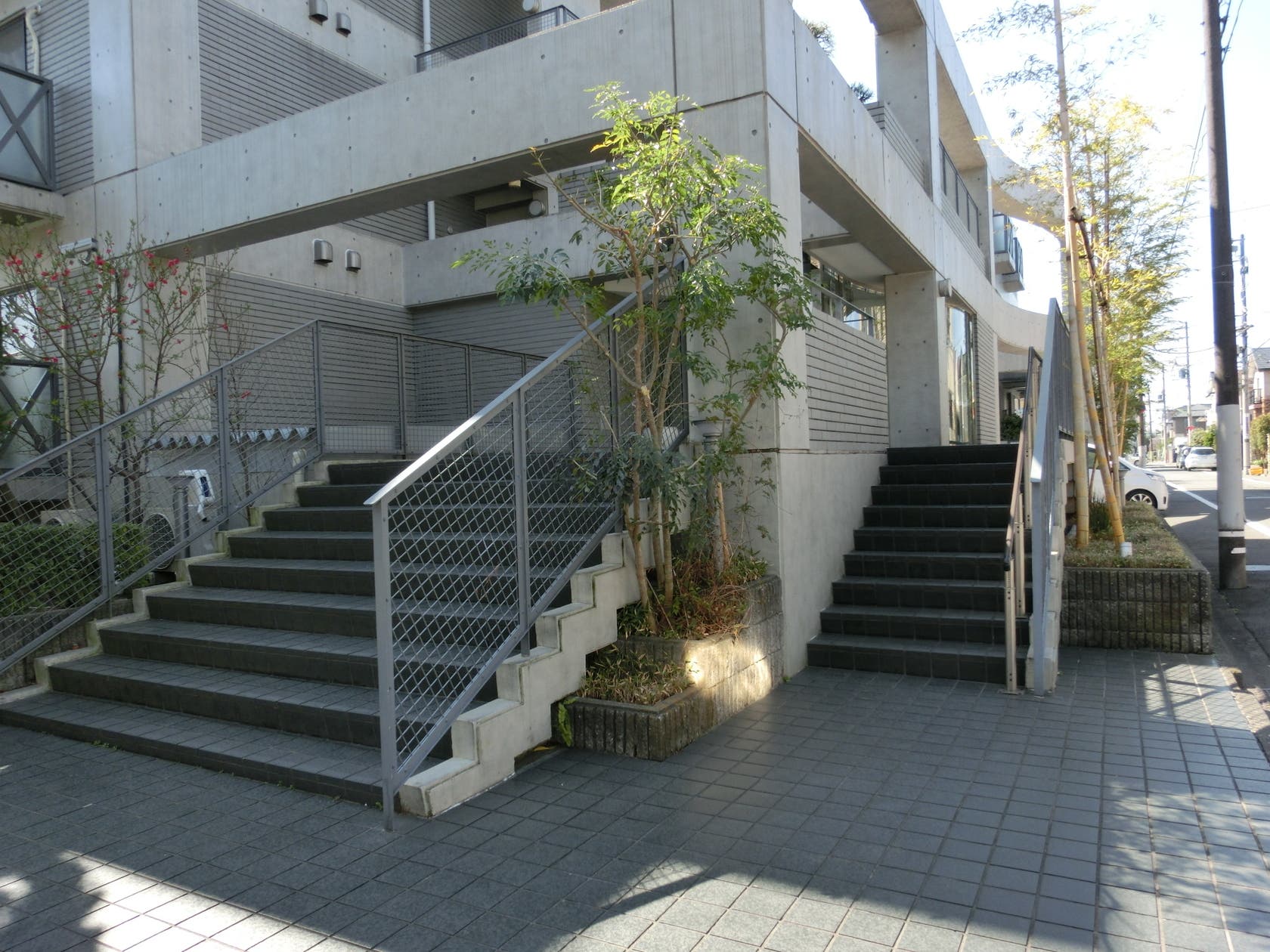 【上野毛マンション】外観撮影OK！コンクリート壁の高級マンションの写真7