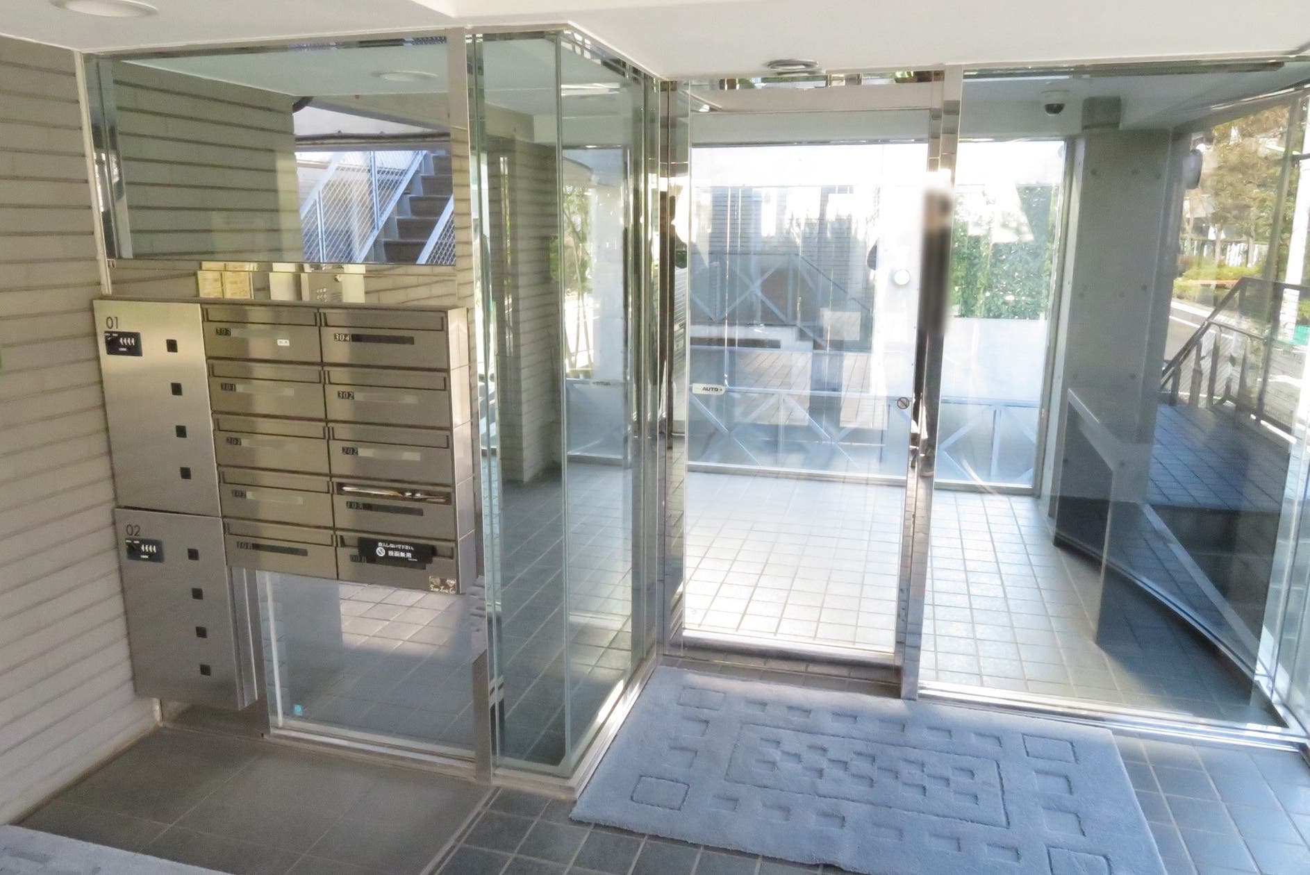 【上野毛マンション】外観撮影OK！コンクリート壁の高級マンションの写真8