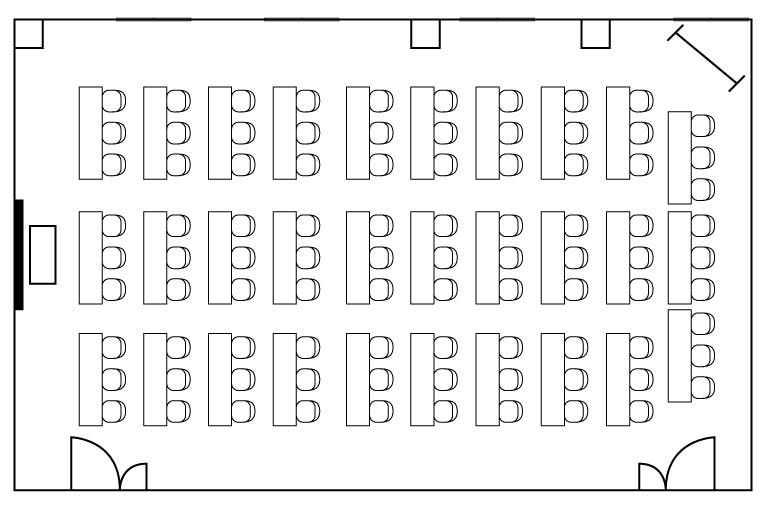 大会議室✨リニューアル限定価格✨【南森町・天神橋・天満】最大81名／Wi-Fi／駅近🚃／飲食可🍵／綺麗✨／会議🍀の写真14