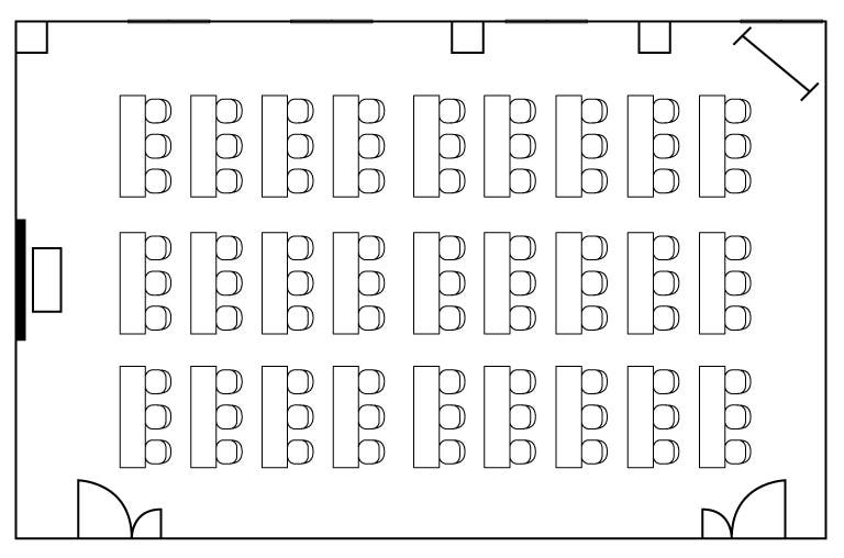 大会議室✨リニューアル限定価格✨【南森町・天神橋・天満】最大81名／Wi-Fi／駅近🚃／飲食可🍵／綺麗✨／会議🍀の写真12