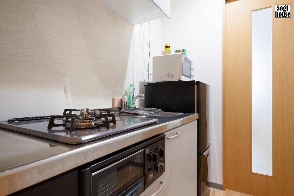 J9 キッチン完備　モダンカントリー風ラウンジスペースの写真16