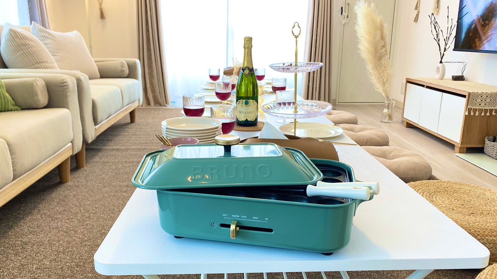 ナチュラル柏🏆ベストホスト受賞🏆65㌅大画面で映画鑑賞📺安心広々最大１０名👩‍👩‍👧‍👧誕生日会🎂女子会🤍ママ会💖の写真9