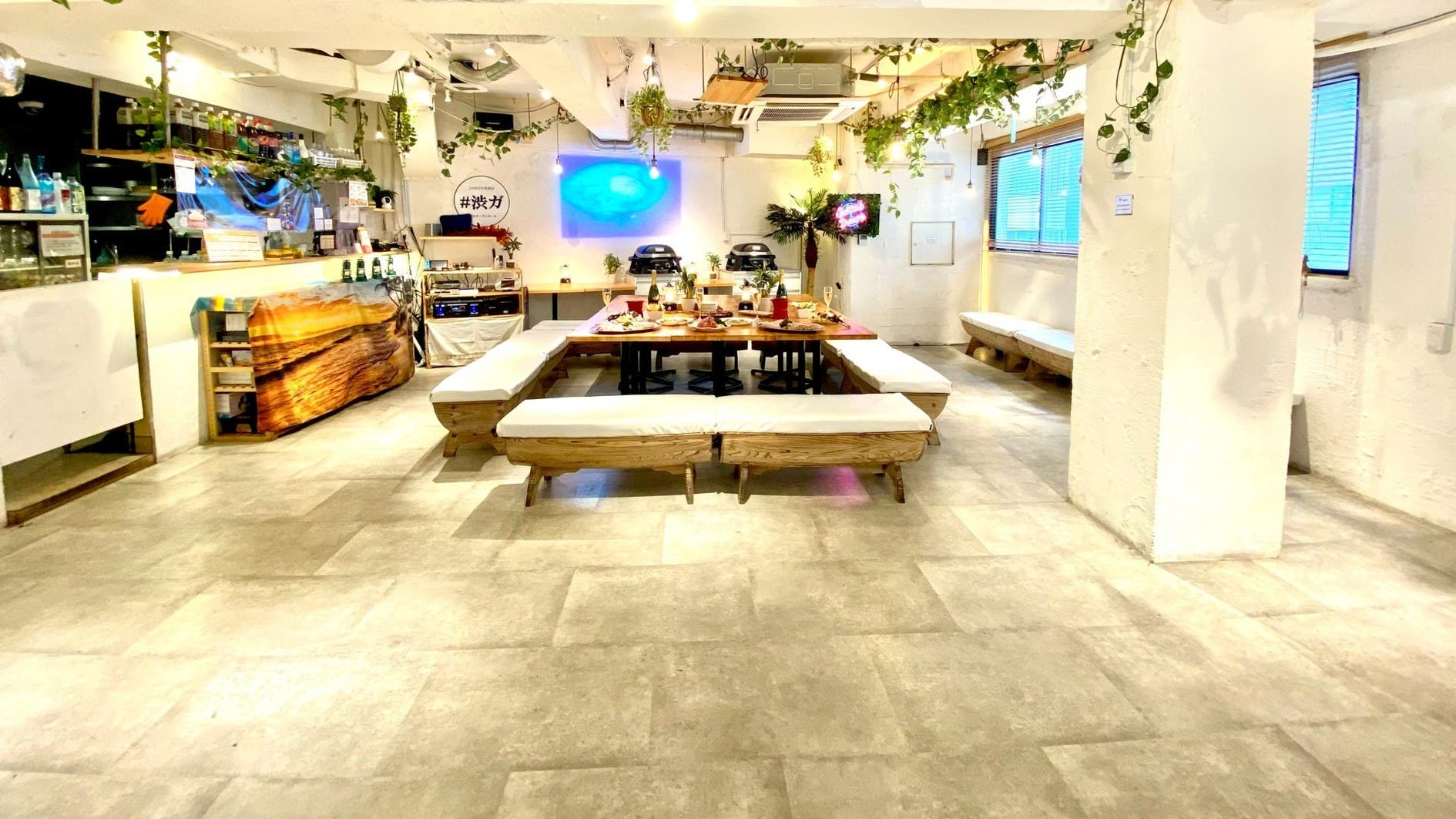 【渋谷駅１分】ラグジュアリー空間で貸切パーティー/グランピングBBQ /ケータリングパーティー/各種イベント/ゴミ回収ありの写真7