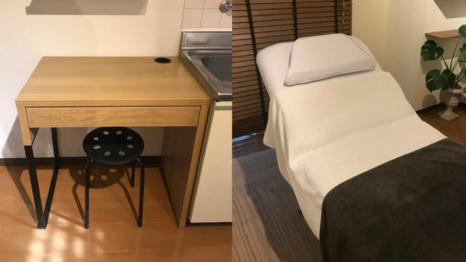 路面1階でアクセス楽々!無料バスタオル&ヒートマットと付きのベッドで、リラク業・エステ・レッスンに♪の写真4