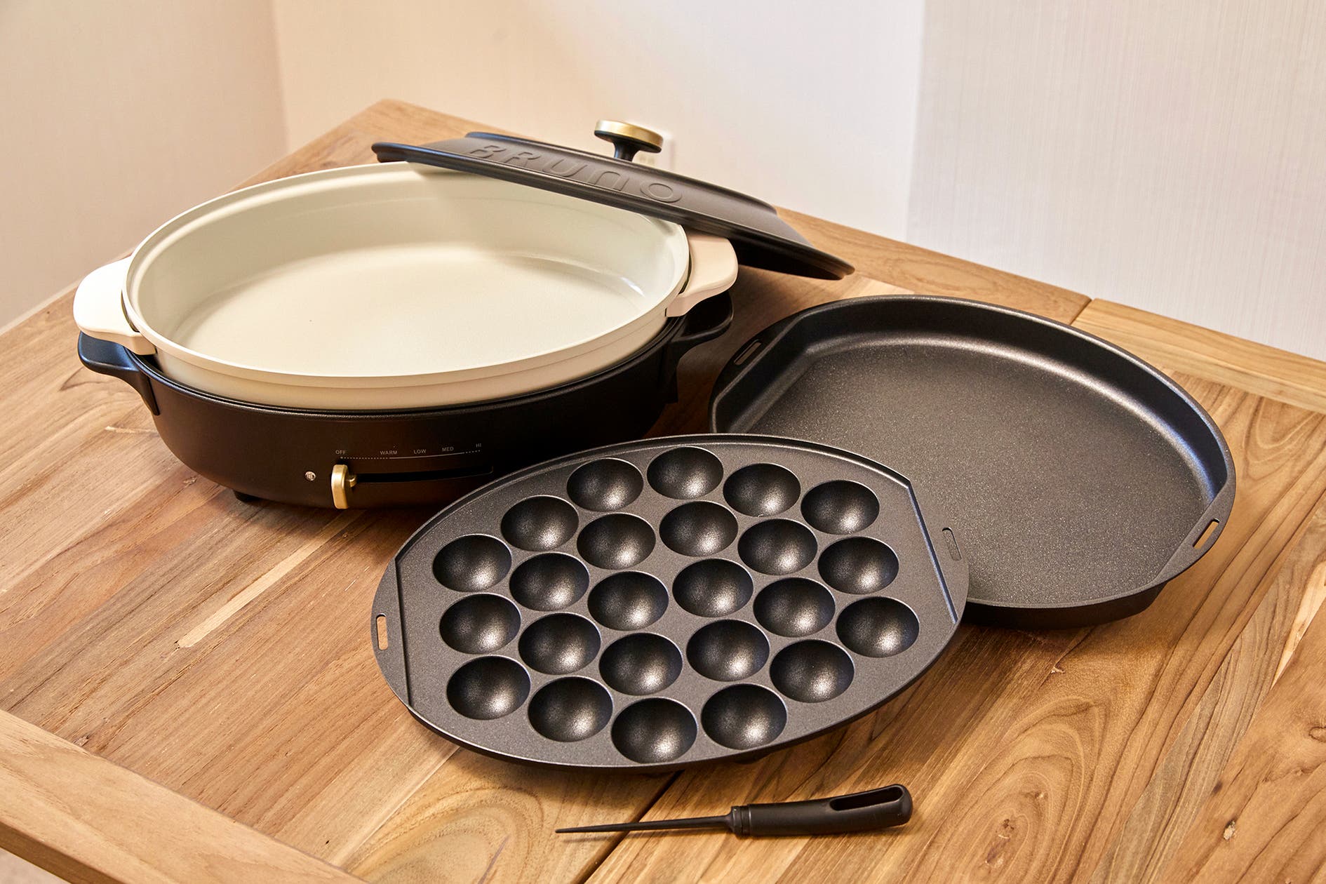 BRUNO(たこ焼き・鉄板・鍋の3way)の画像1