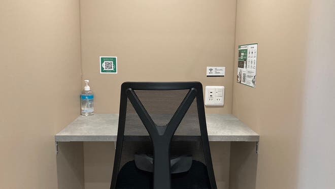 <QUICK solo A-PLACE品川東【No.1】>完全個室⭐️Wi-Fi無料!テレワーク/Zoom/自習の写真4