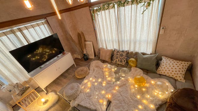 Cocoro house_01🌼 東大宮店 大型TVで映画鑑賞🌼インスタ映え💍パーティー💘ワーク💻の写真3