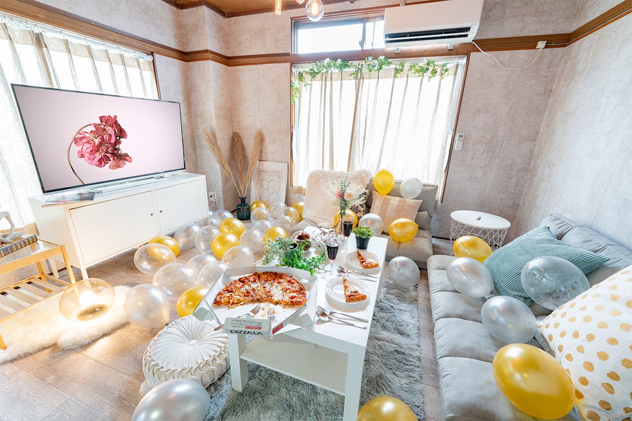 Cocoro house_01🌼　東大宮店 大型TVで映画鑑賞🌼インスタ映え💍パーティー💘ワーク💻の写真4