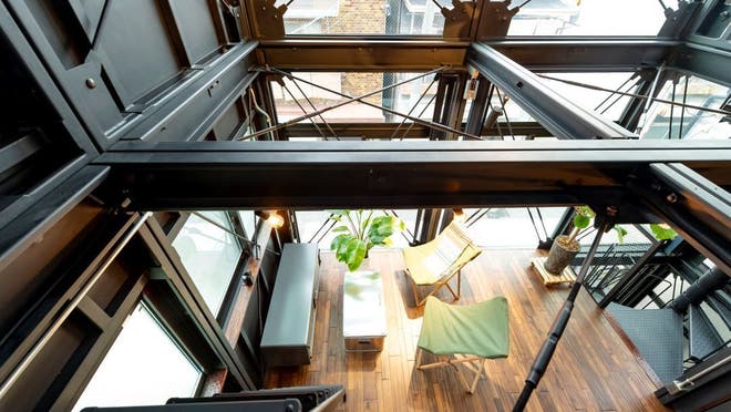 ✨大阪✨圧倒的な存在感✨吹き抜け空間が魅力✨ガレージハウス✨ガラス張り✨車・バイクの撮影等✨かっこいい✨ロフト有りの写真18