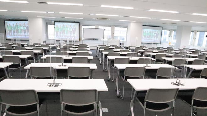 九段下研修ルーム【九段下駅1分】セミナー形式136名着席可の大型会議室の写真5