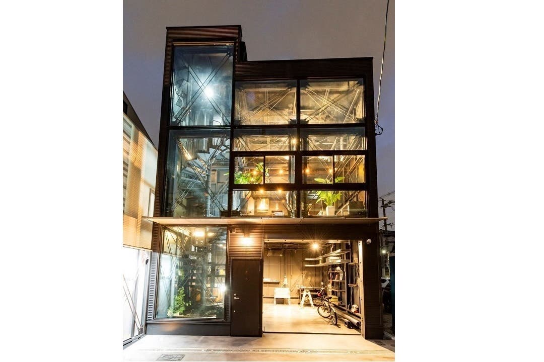 ✨大阪✨圧倒的な存在感✨吹き抜け空間が魅力✨ガレージハウス✨ガラス張り✨車・バイクの撮影等✨かっこいい✨ロフト有りの写真26