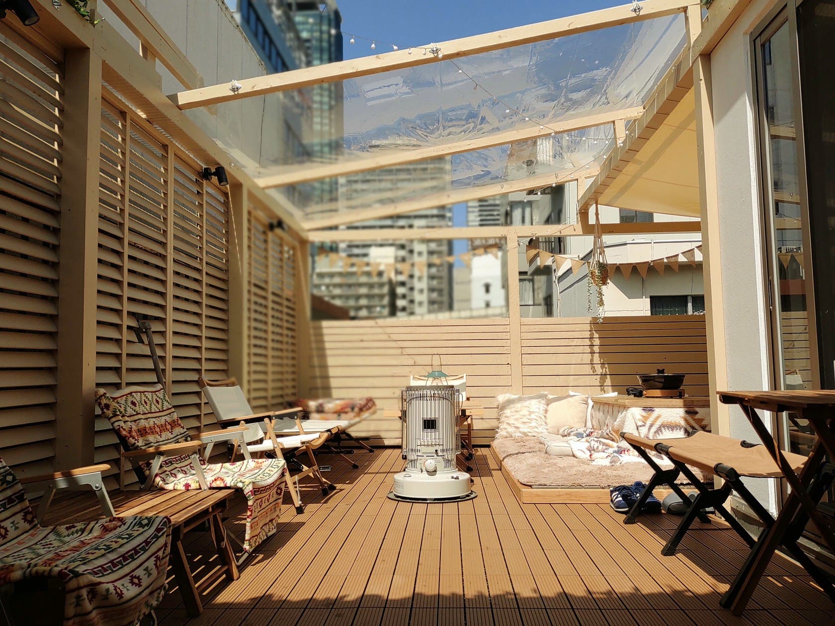 大阪福島駅前🚋貸切ルーフトップBBQ＆お鍋スペース🍖🍲綺麗で設備充実✨雨天OK全天候型🌞☔の写真8