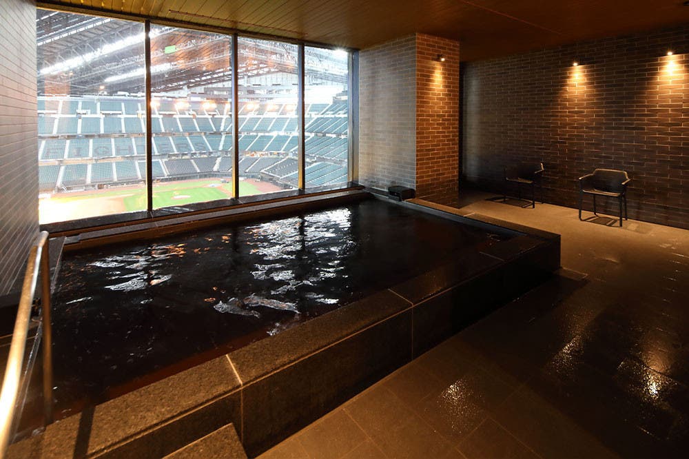 フィールドを眺めながらととのう 世界がまだ見ぬ温泉サウナの写真7