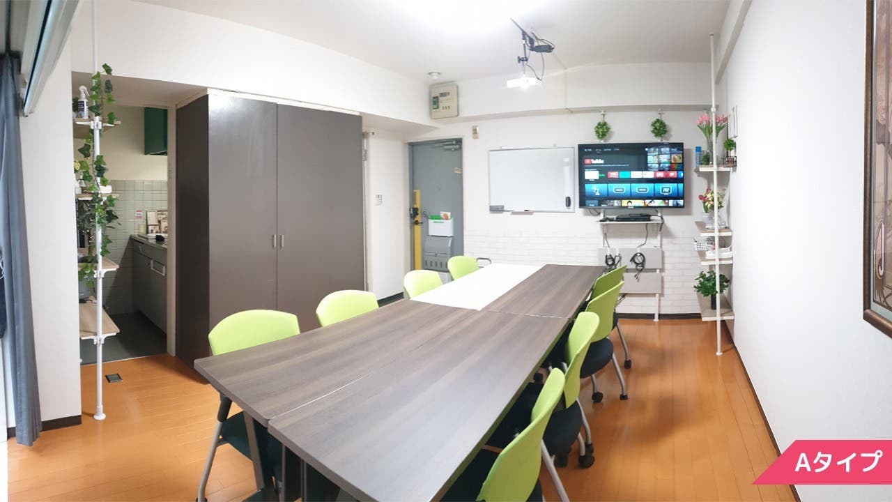 《吉祥寺スペース｜駅すぐ》長時間疲れない椅子/100ｲﾝﾁ画面/光有･無線/温水便座/手軽な価格/スッキリした部屋/24時AFの写真7