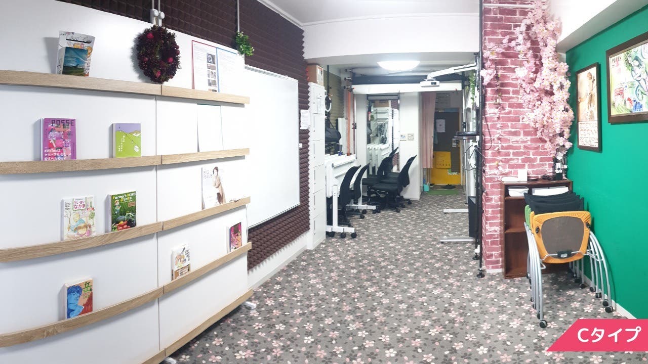 《吉祥寺スペース｜駅すぐ》長時間疲れない椅子/100ｲﾝﾁ画面/光有･無線/温水便座/手軽な価格/スッキリした部屋/24時AFの写真10