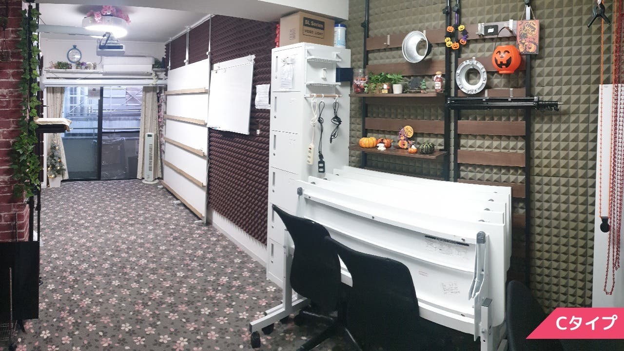 《吉祥寺スペース｜駅すぐ》長時間疲れない椅子/100ｲﾝﾁ画面/光有･無線/温水便座/手軽な価格/スッキリした部屋/24時AFの写真11