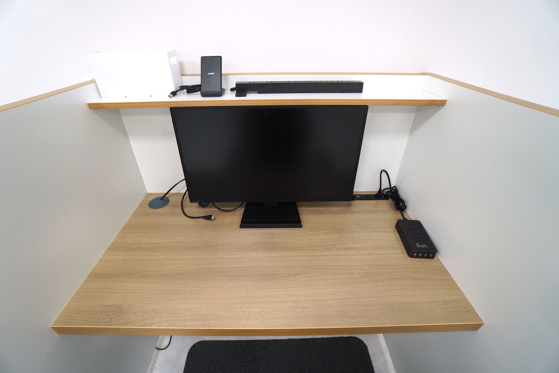 ＜南大沢テレワークステーション ワークデスクNo.5＞光回線Wi-Fi📶モニター🖥テレワーク/ZOOM/自習の写真4