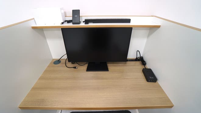 <南大沢テレワークステーション ワークデスクNo.5>光回線Wi-Fi📶モニター🖥テレワーク/ZOOM/自習の写真4