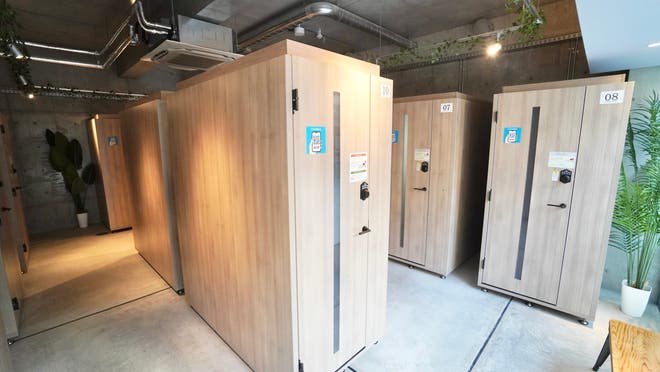 <ミニマルワークスペース南森町No.9>南森町駅徒歩5分!光回線Wi-Fi📶モニター🖥テレワーク/Web会議/面接の写真5