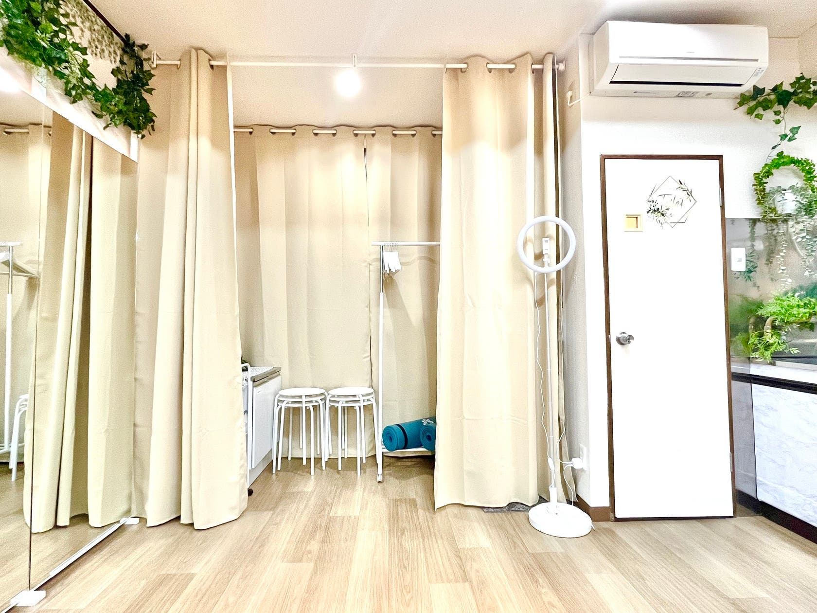 【蒲田駅東口5分】エアコンNEW！鏡約7mの綺麗で広いスタジオでダンス・ヨガ・ピラティス・演劇・撮影などに☆振動の出るダンス✖の写真7