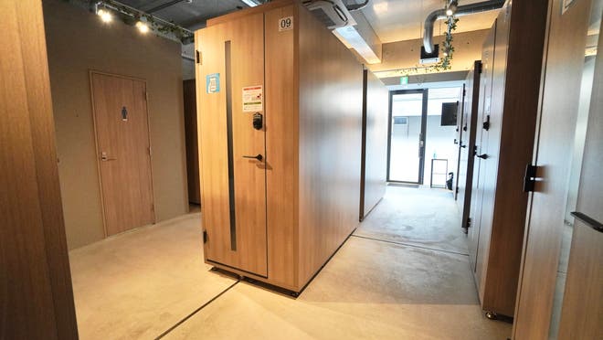 <ミニマルワークスペース南森町No.5>南森町駅徒歩5分!Wi-Fi完備!モニターあり/テレワーク/Web会議/面接の写真7