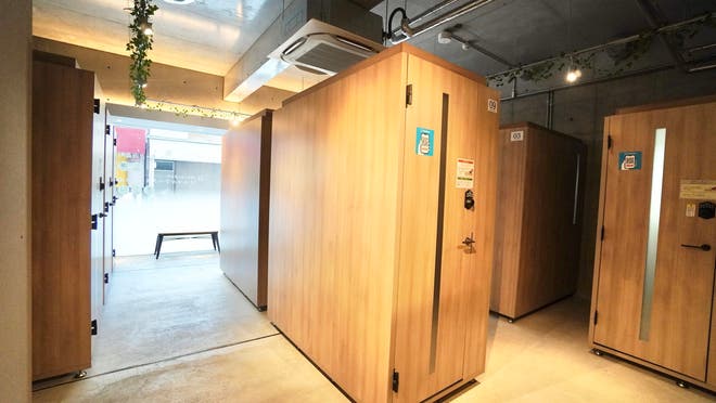 <ミニマルワークスペース南森町No.5>南森町駅徒歩5分!Wi-Fi完備!モニターあり/テレワーク/Web会議/面接の写真8