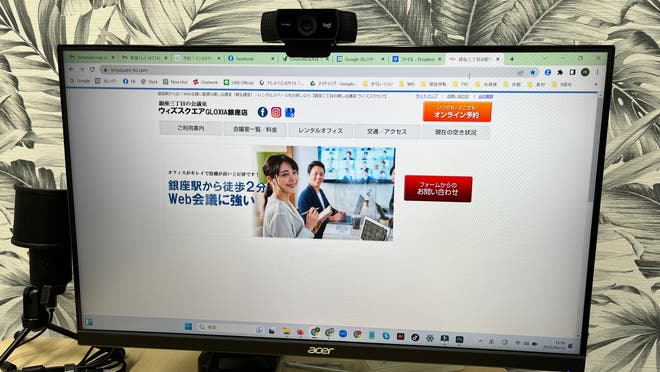 【銀座駅他2駅から3分以内】定員6名/オンライン会議・研修・面談に最適/待合スペース無料ドリンク有/モニタ・Webカメラが好評の写真4