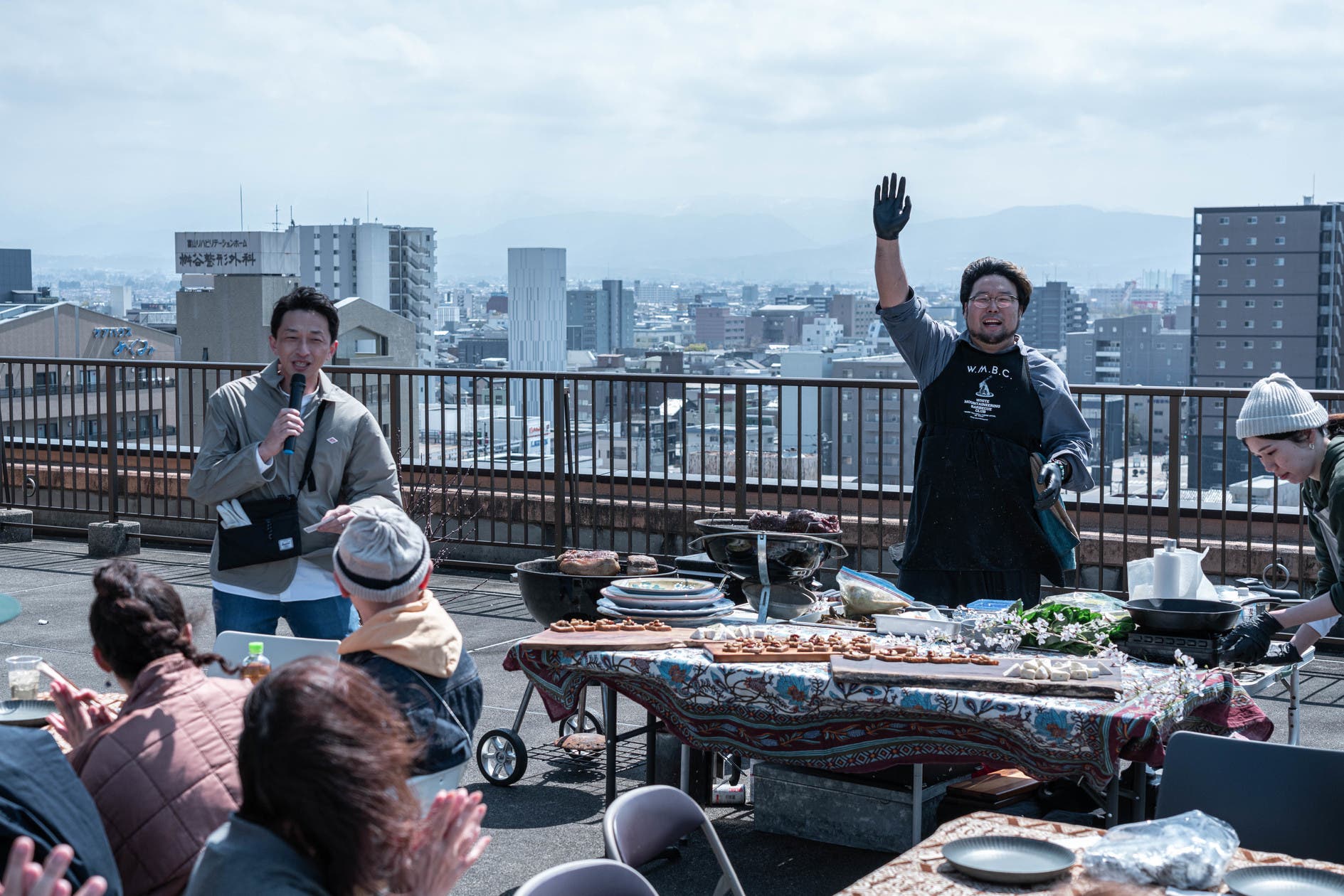 立山連峰が一望できる屋上の写真4