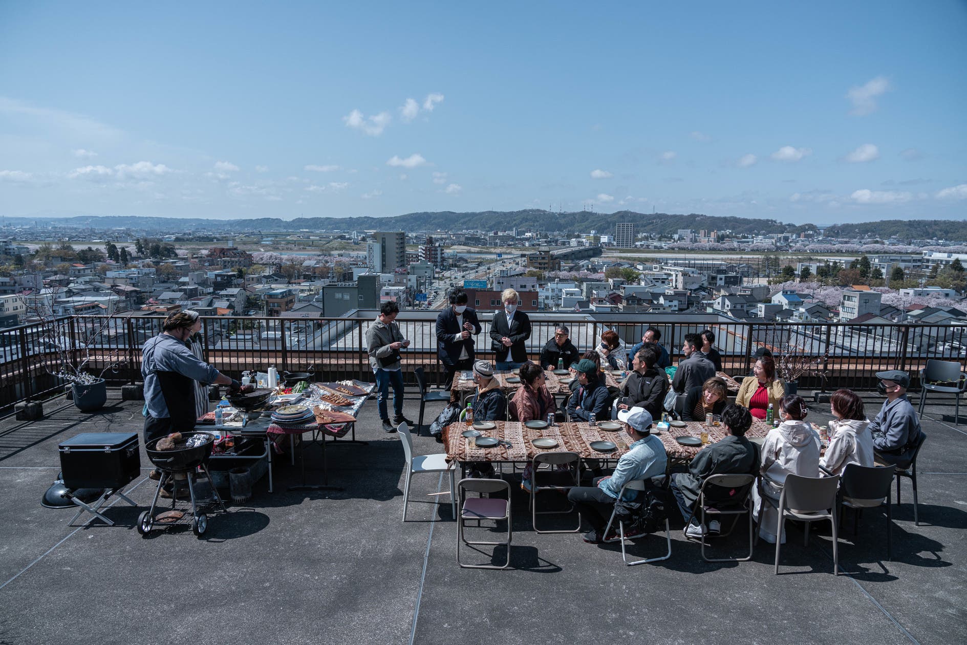 立山連峰が一望できる屋上の写真5