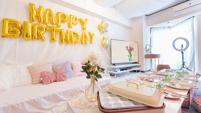 栄駅5分❣️ゴミ捨て無料⭐️SNS映え🌙ごろごろマットレス🛋撮影会💓推し活🎀女子会🤍の写真2