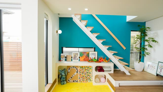 料理撮影も映える!カラフルな新築のハウススタジオの写真2