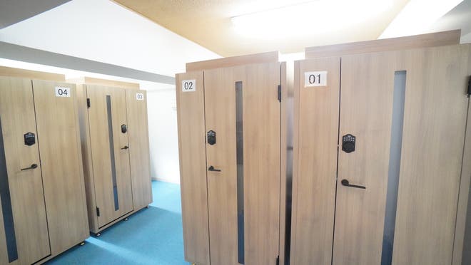 <ミニマルワークブース博多No.3>完全個室ワークブース💼Wi-Fi📶モニター🖥テレワーク/ZOOM/自習/作業場所の写真2