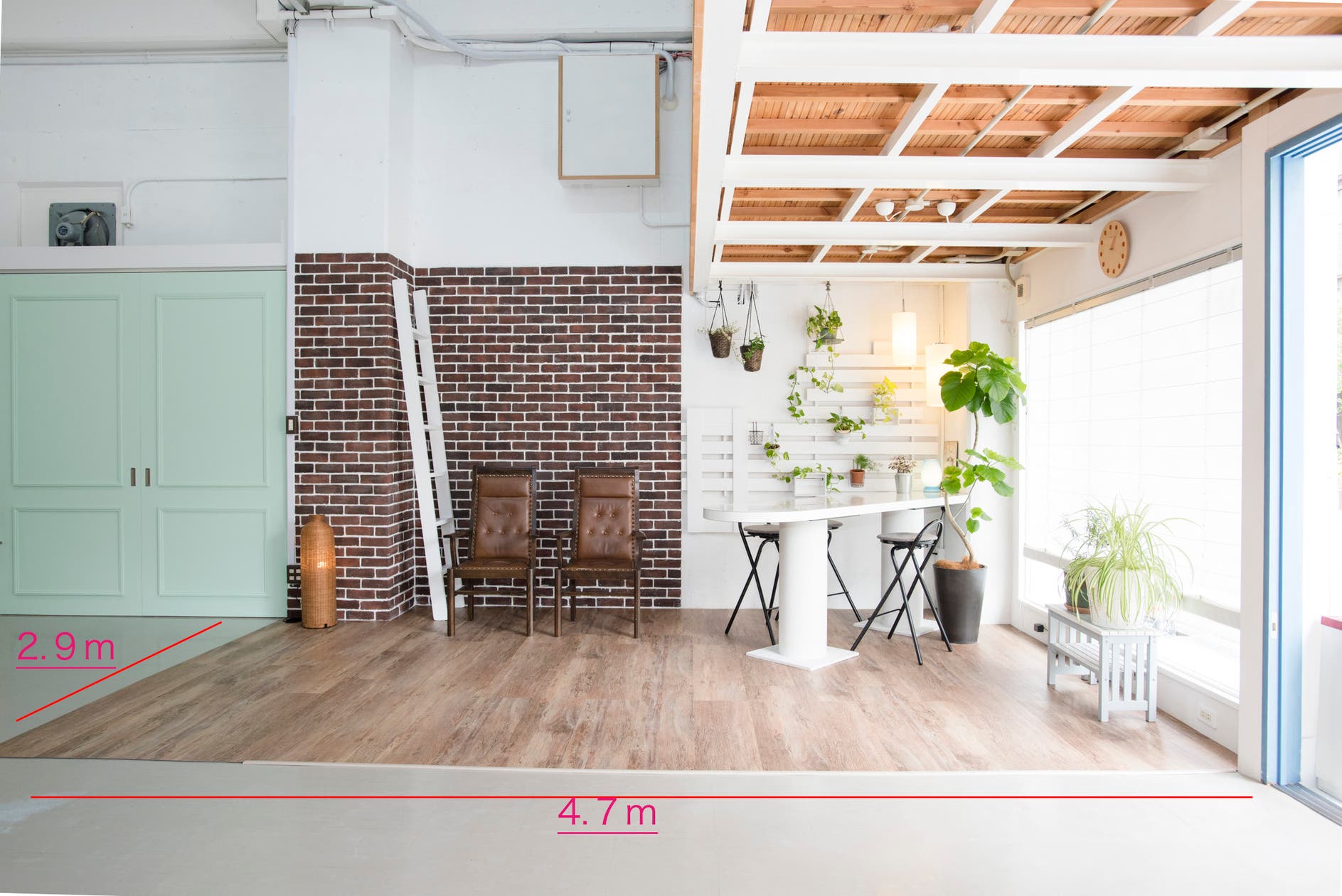 大阪市中央区アイランドキッチンのある広いスタジオの写真6