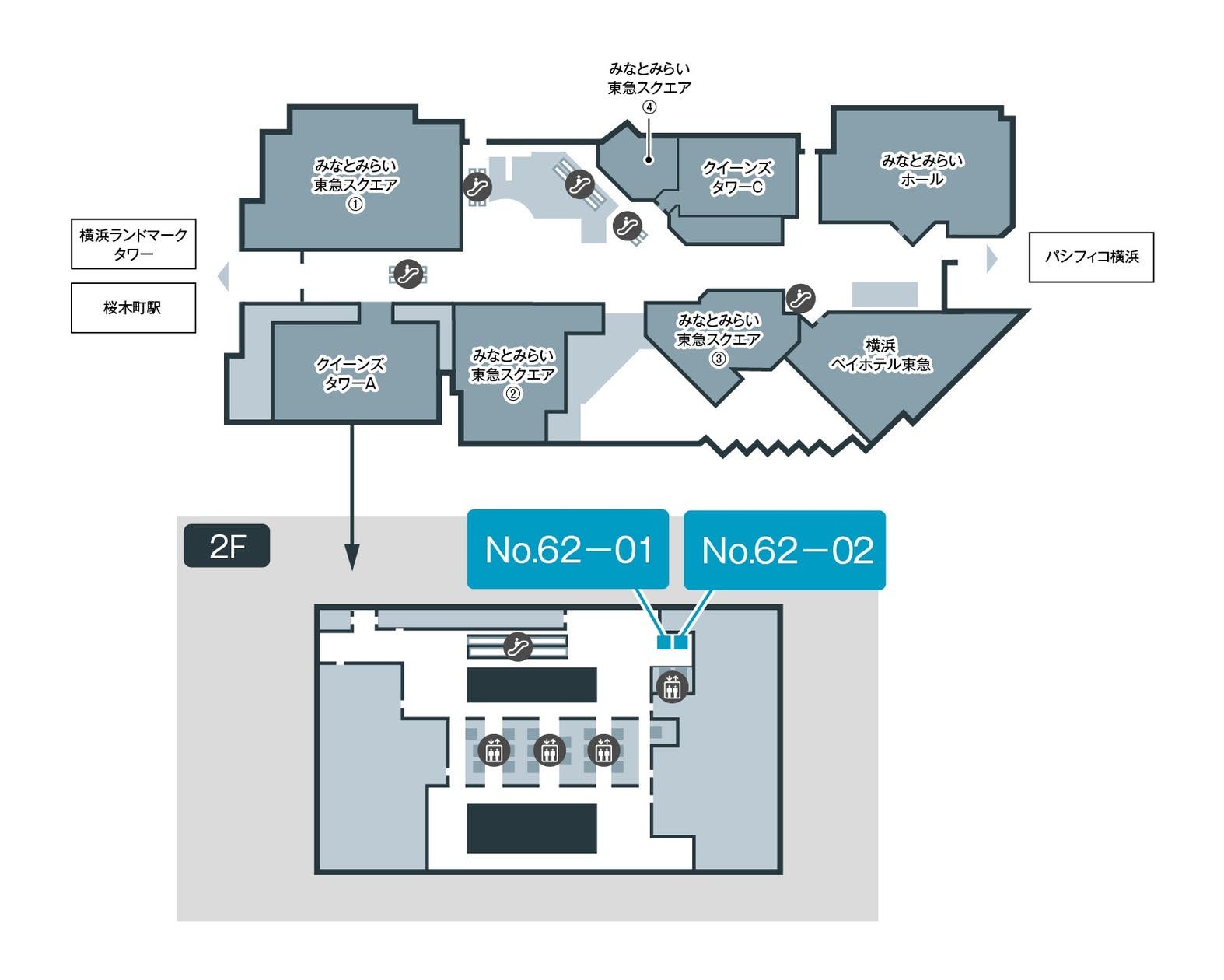 【テレキューブ】クイーンズタワーA棟の個室型ワークブース（62-01）です。視線と音を遮る、プライベートな集中環境。の写真3