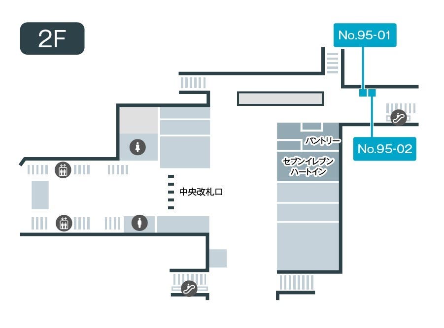 【テレキューブ】JR西日本　高槻駅改札外　北側通路の個室型ワークブース（95-01）です。の写真3