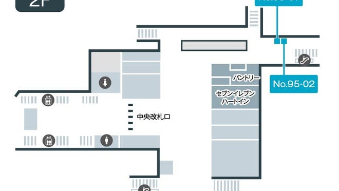 【テレキューブ】JR西日本 高槻駅改札外 北側通路の個室型ワークブース(95-02)です。の写真3