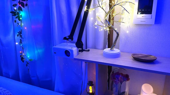 フロアにこのスペースだけ🔥駅1分✨幻想空間🍀🌌大人気ゲーム🎮プロジェクター🎥マットレス🛌飲み会🥂デート💕24Hの写真9