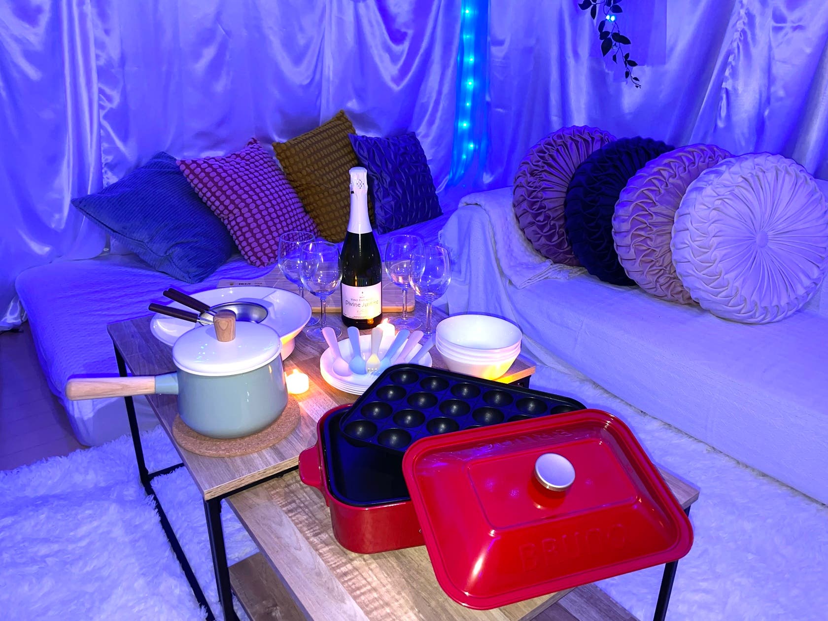 フロアにこのスペースだけ🔥駅1分✨幻想空間🍀🌌大人気ゲーム🎮プロジェクター🎥マットレス🛌飲み会🥂デート💕24Hの写真14