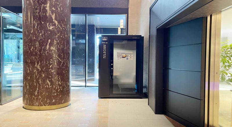 【テレキューブ】大手町ビルの個室型ワークブース（166-06）です。視線と音を遮る、プライベートな集中環境。