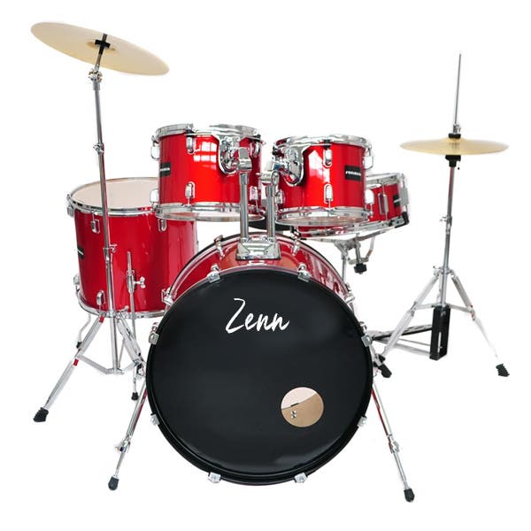 ドラムセット貸し出し（赤）の画像1