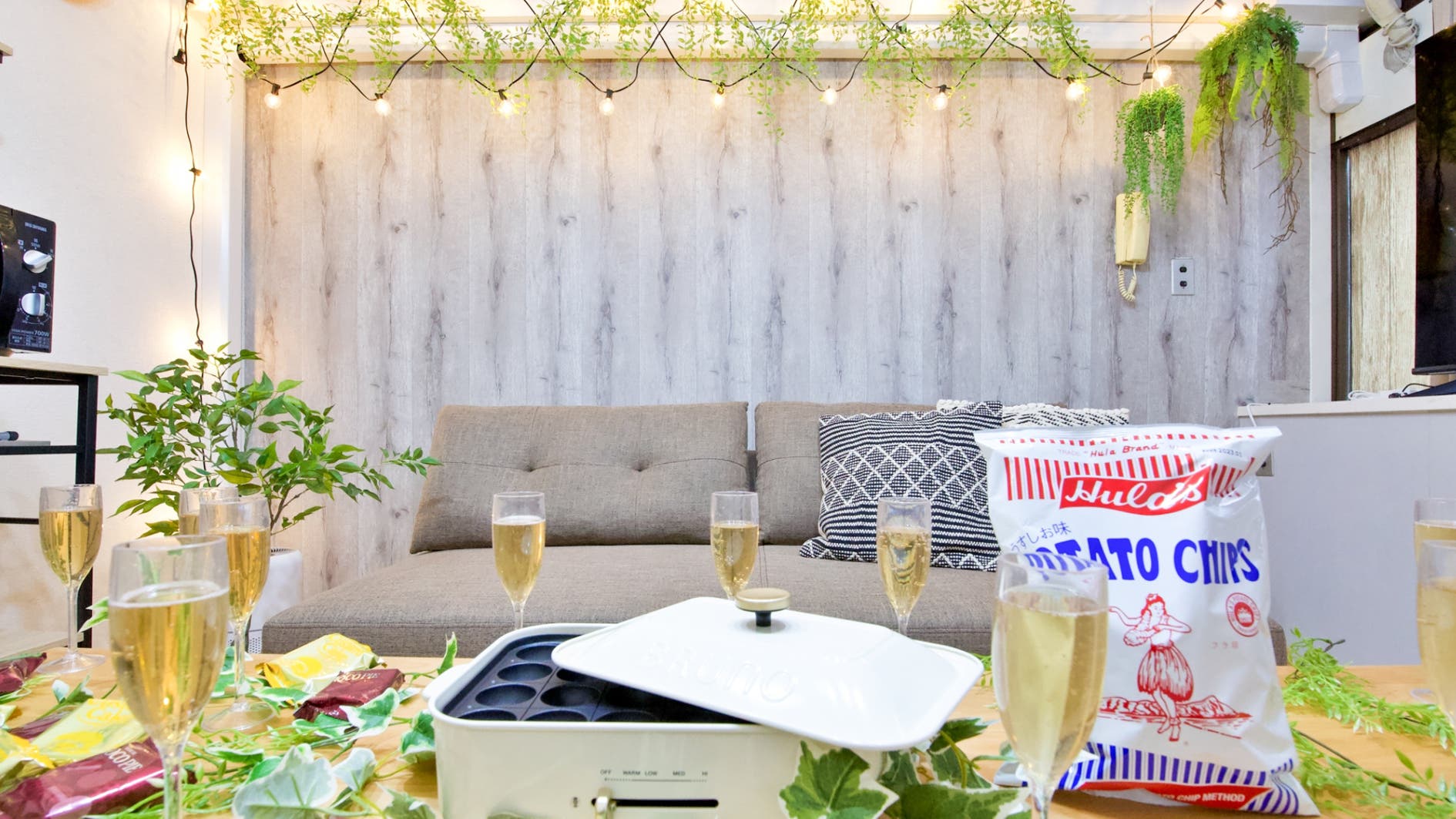 横浜駅5分✨｜24時間営業🫧｜1R貸切👌🏻 ̖́｜大画面TV📺｜スポーツ観戦｜おうちデート｜女子会｜パーティ―｜撮影_436の写真9