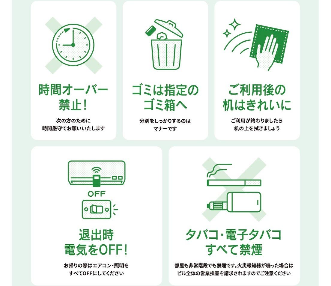 【五反田駅直結】オンライン会議可能な1名完全個室｜ブース10の写真9