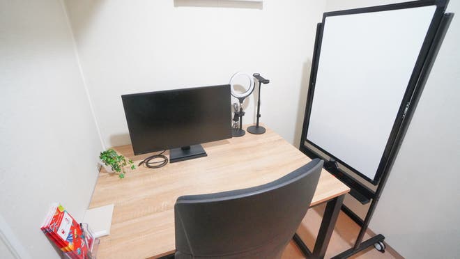 <ミニマルワークスペース池袋206>備品追加❗️🖥駅近🚃Wi-Fi📶フリードリンク☕️リモートワーク/ZOOM/作業場所の写真1