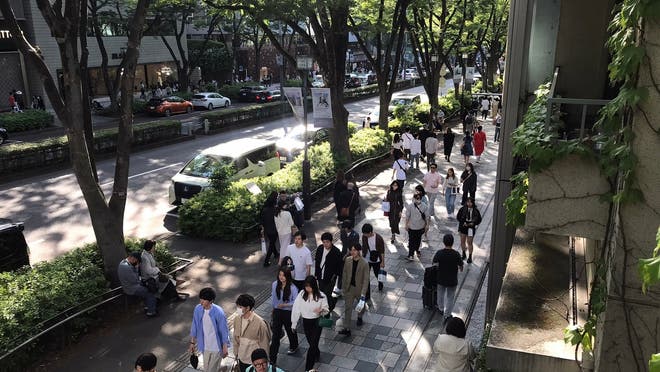 試着室・天吊ハンガーパイプ有:展示会/受注会/ポップアップに最適な表参道ヒルズ同潤館にあるイベントスペースの写真29