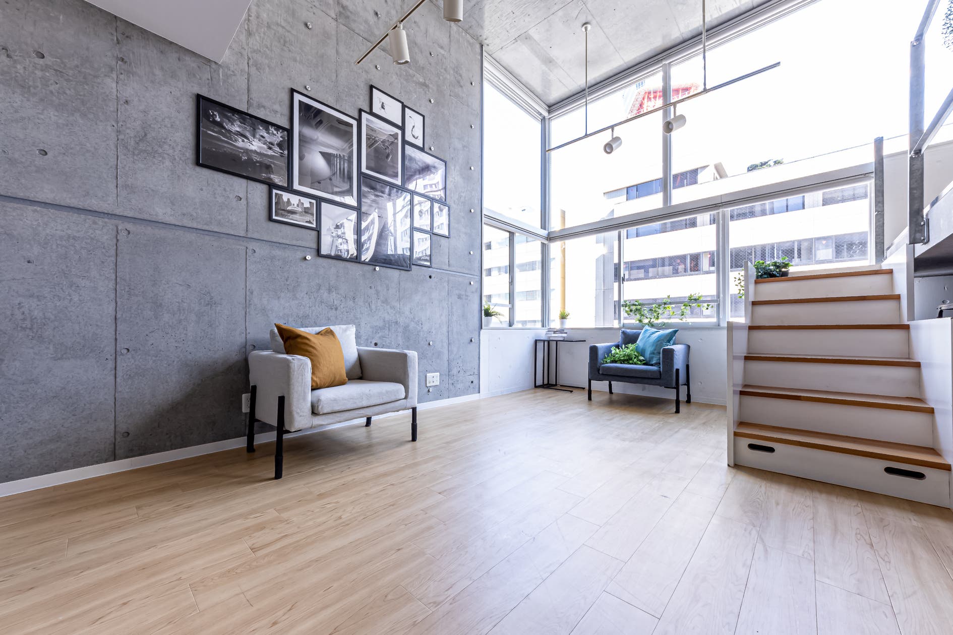 Ａ２．［天井高4M・2面採光］多面性のあるスタイリッシュ空間　MV/対談/カフェ/バス/ベッドの写真17