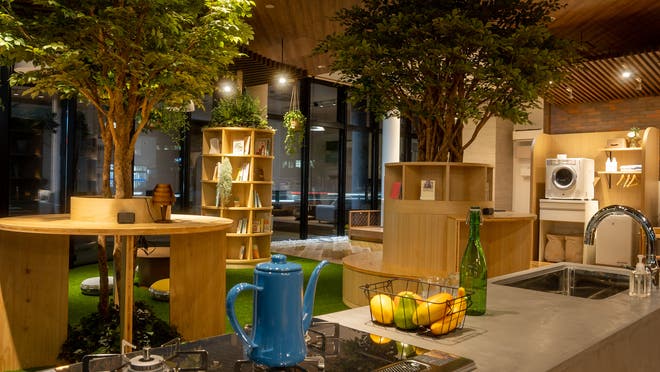 <アイランドキッチン付き 多目的に使えるスペース>の写真4